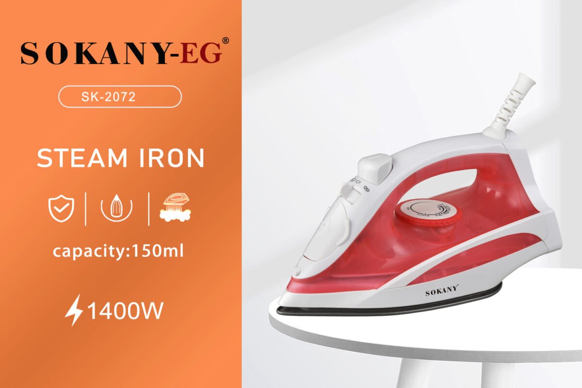 SK-7055 كبه سوكانى استنالس 8لتر1500وات +1ق سلاح - SOKANY-EG