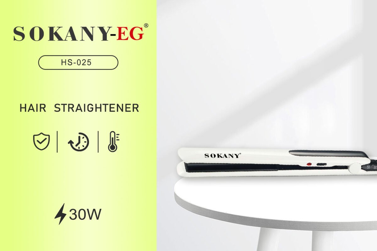 SK-025 مكواه سوكانى علبه بيضاء - SOKANY-EG